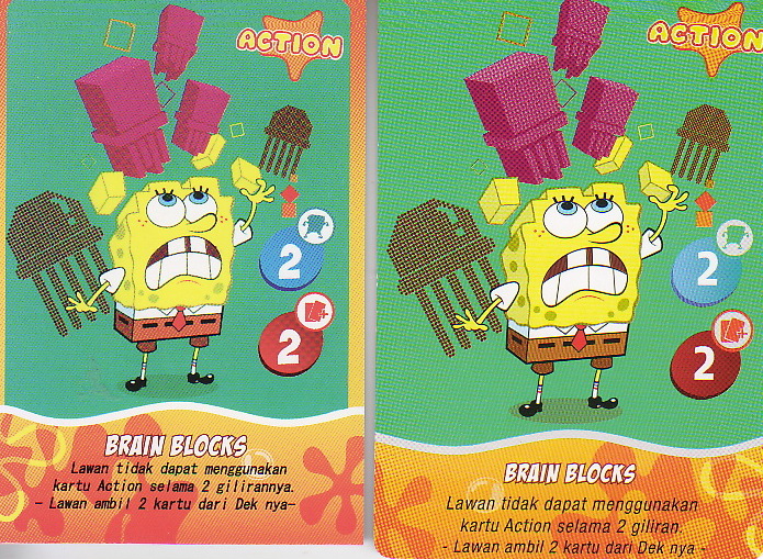 My Name : SuperYoss: Kartu Mainan Spongebob Palsu