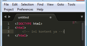 [Perkenalan] Tag awalan HTML ~ Tutorial Framework CSS