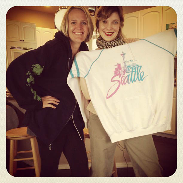 Sweet Pea and Poppy: CRAFTERNOON Delight: Sweatshirt Redesign