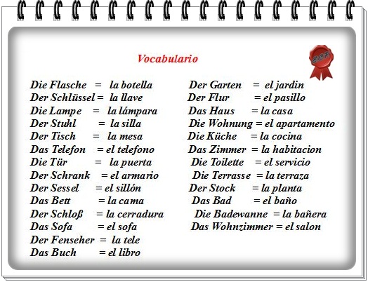 Gramática alemana.: Las Preposiciones de Acusativo y Dativ II