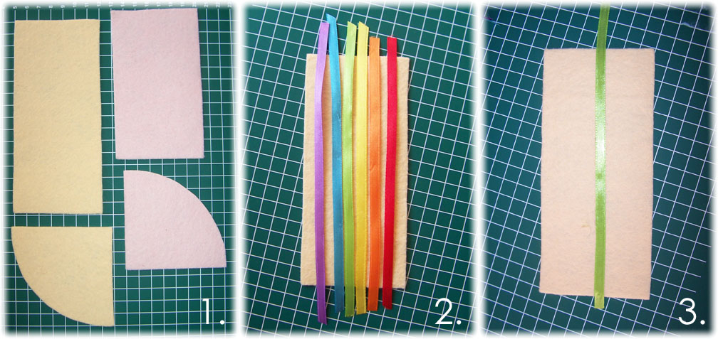 Rainbow Felt Cake {Tutorial} - Handmade Cuddles