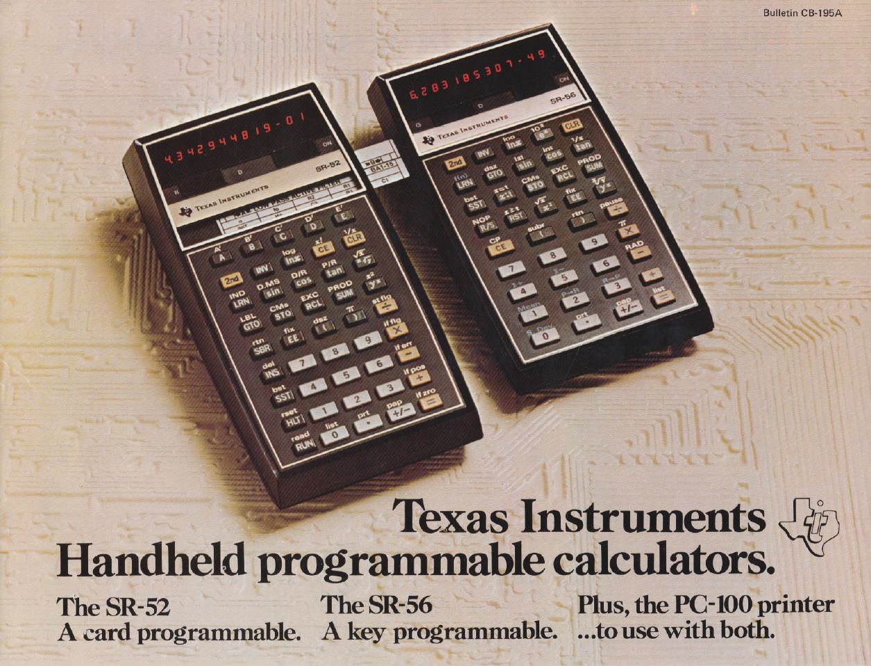 The calculator Lab: Texas Instruments SR-56