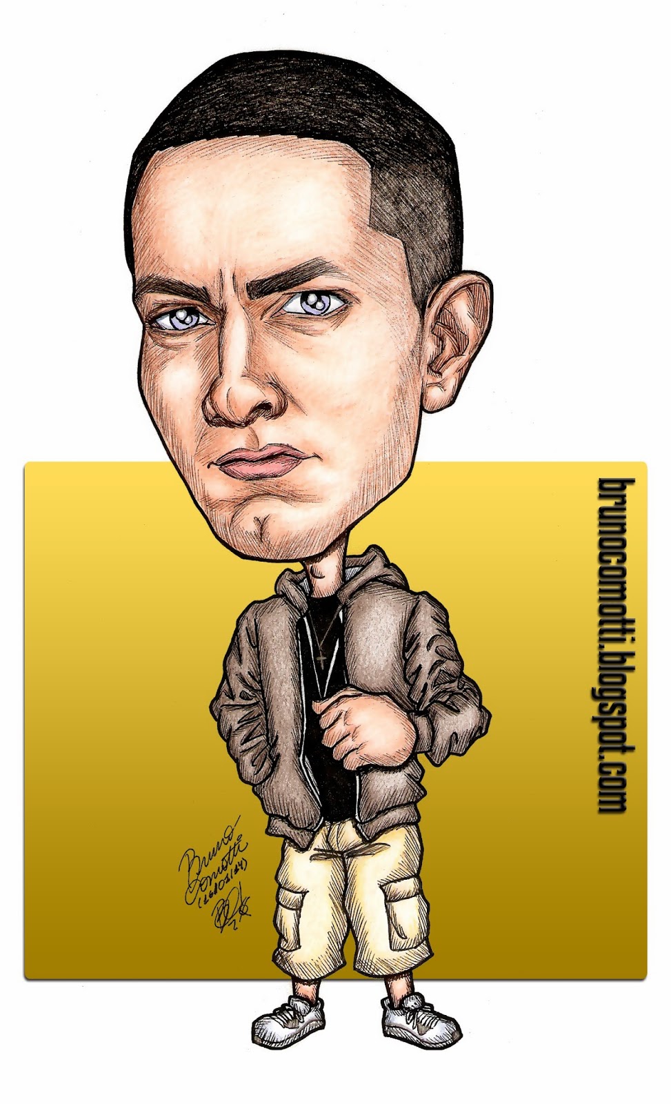 Bruno Comotti Artes: Caricatura: Eminem