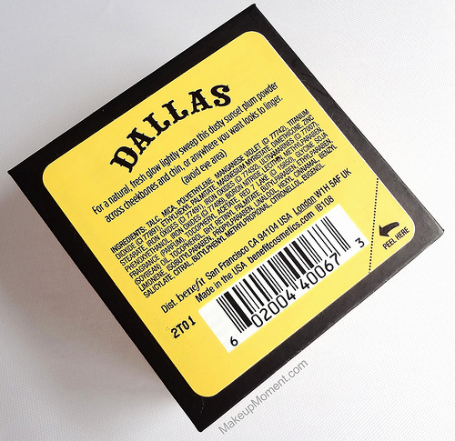 Benefit: Dallas - Makeup Moment