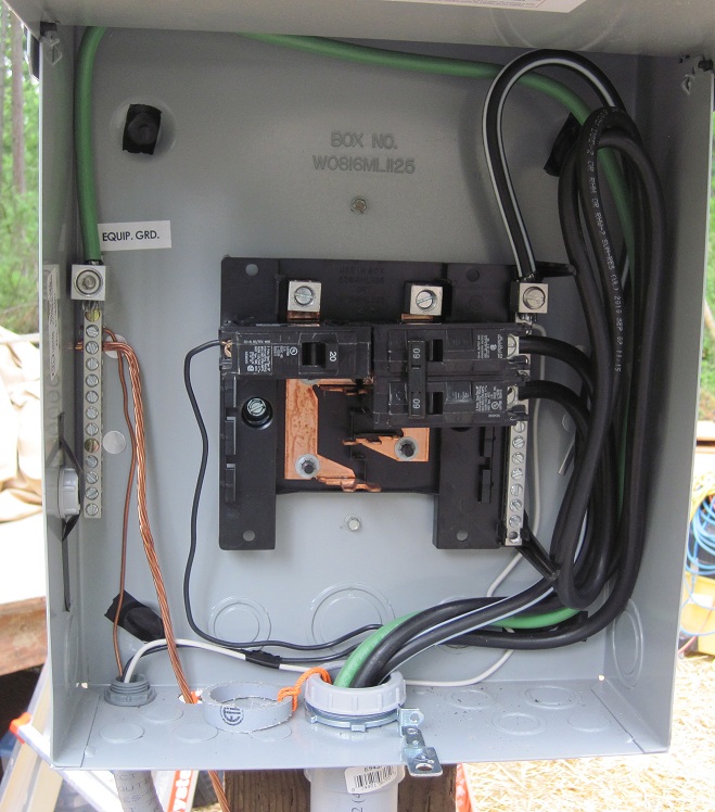 Electrical Sub Panel Wiring Installation