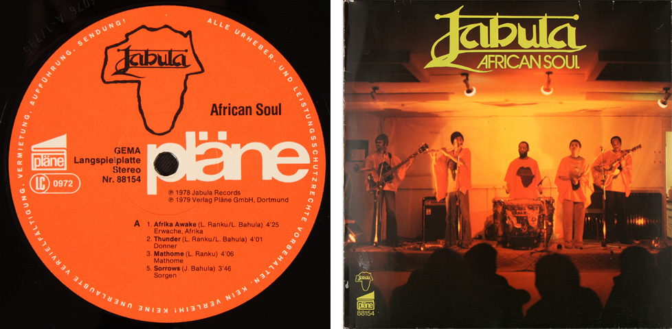 flatint: Julian Bahula, Malombo and Jabula — Discography