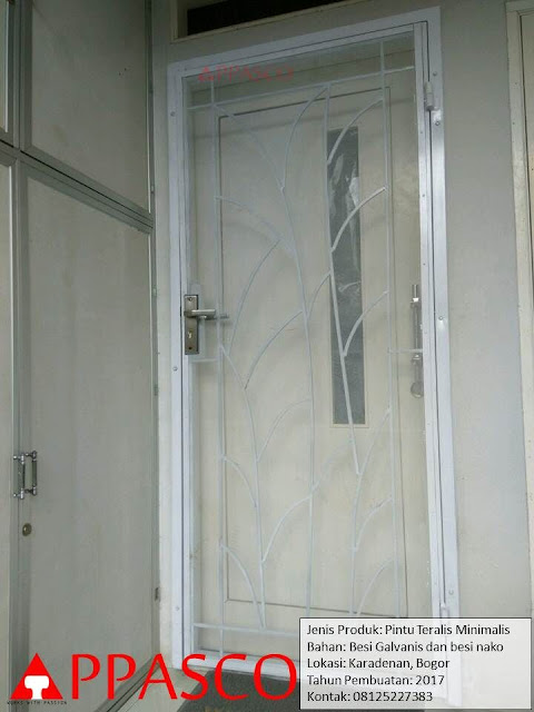 Pintu Besi Teralis Minimalis di Bogor – Pintu Teralis Besi - Appasco ...