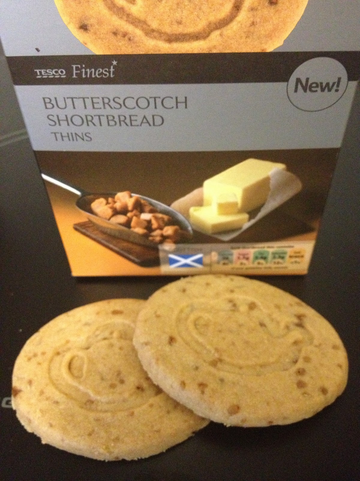 A Review A Day: Today's Review: Tesco Finest Butterscotch Shortbread Thins