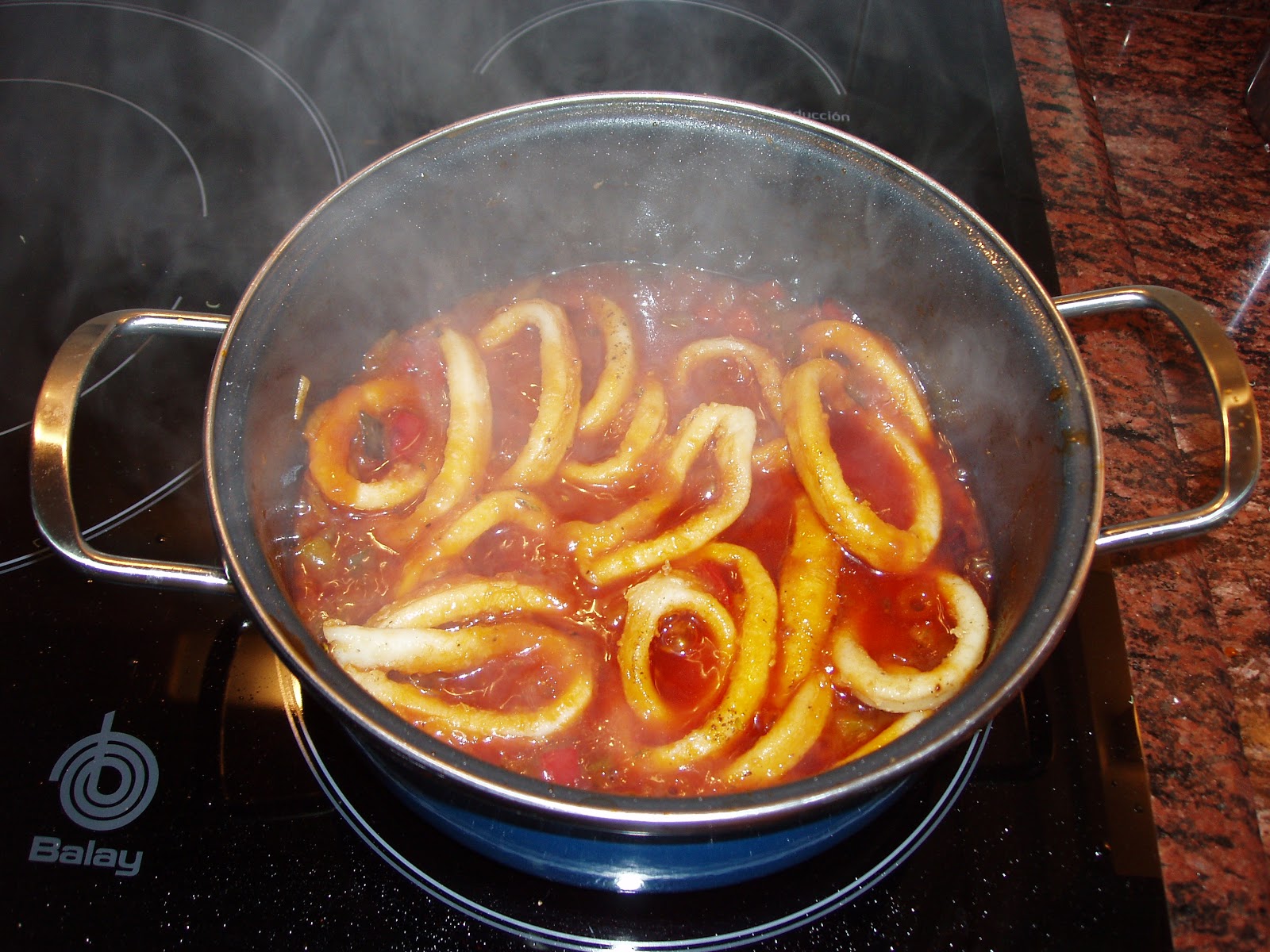 POTAJE DE CHAYOTAS: POTAS EN SALSA