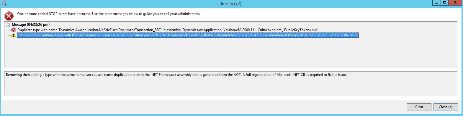 DAX Dude - Dynamics 365/AX: AX 2012 R3 Retail Error when running a retail distribution job ...