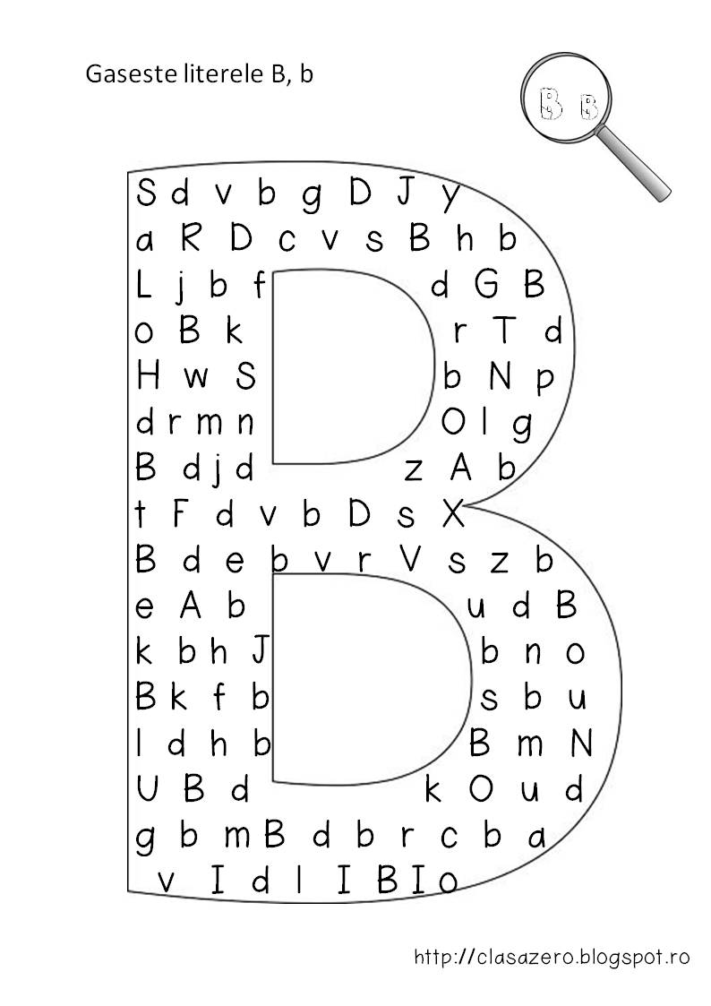 Clasa pregatitoare: Fise litere