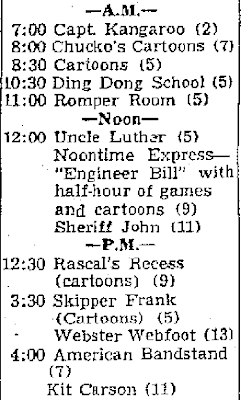 Classic Television Showbiz: Cartoon Express with Engineer Bill (1958)