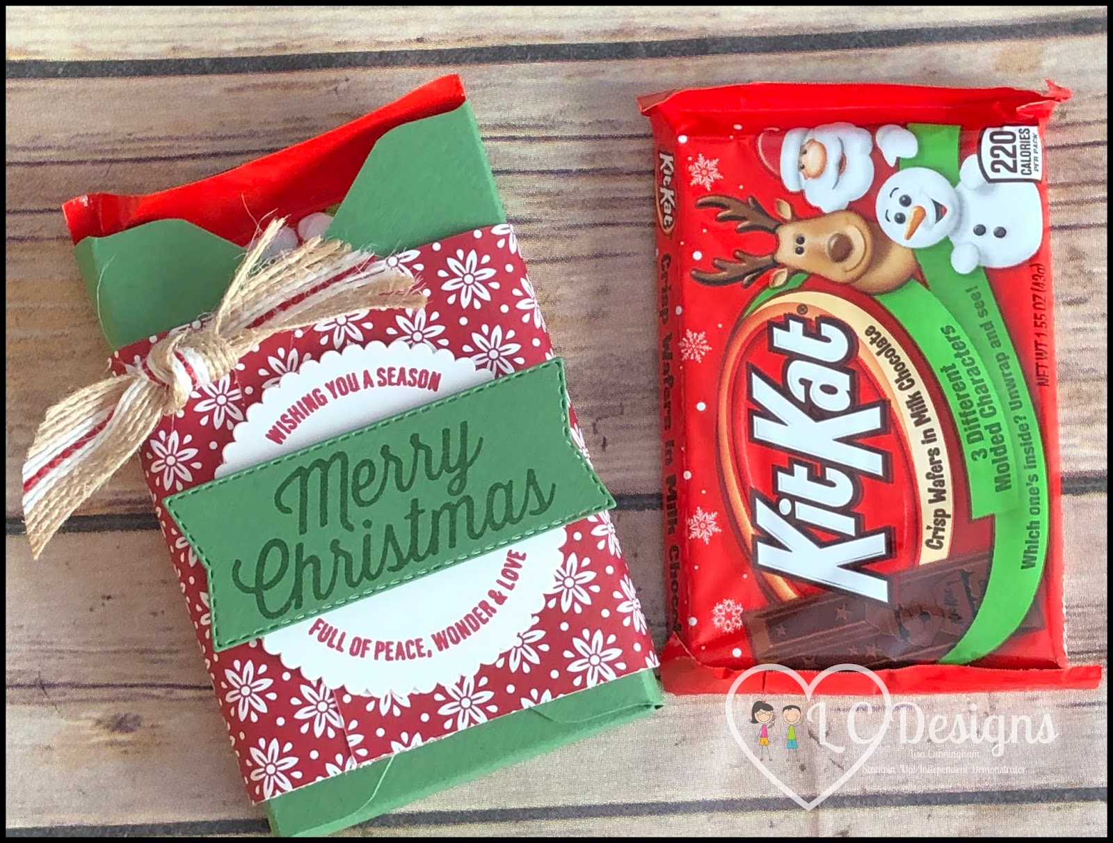 LCDesigns: Kit Kat Bar Treat Holder
