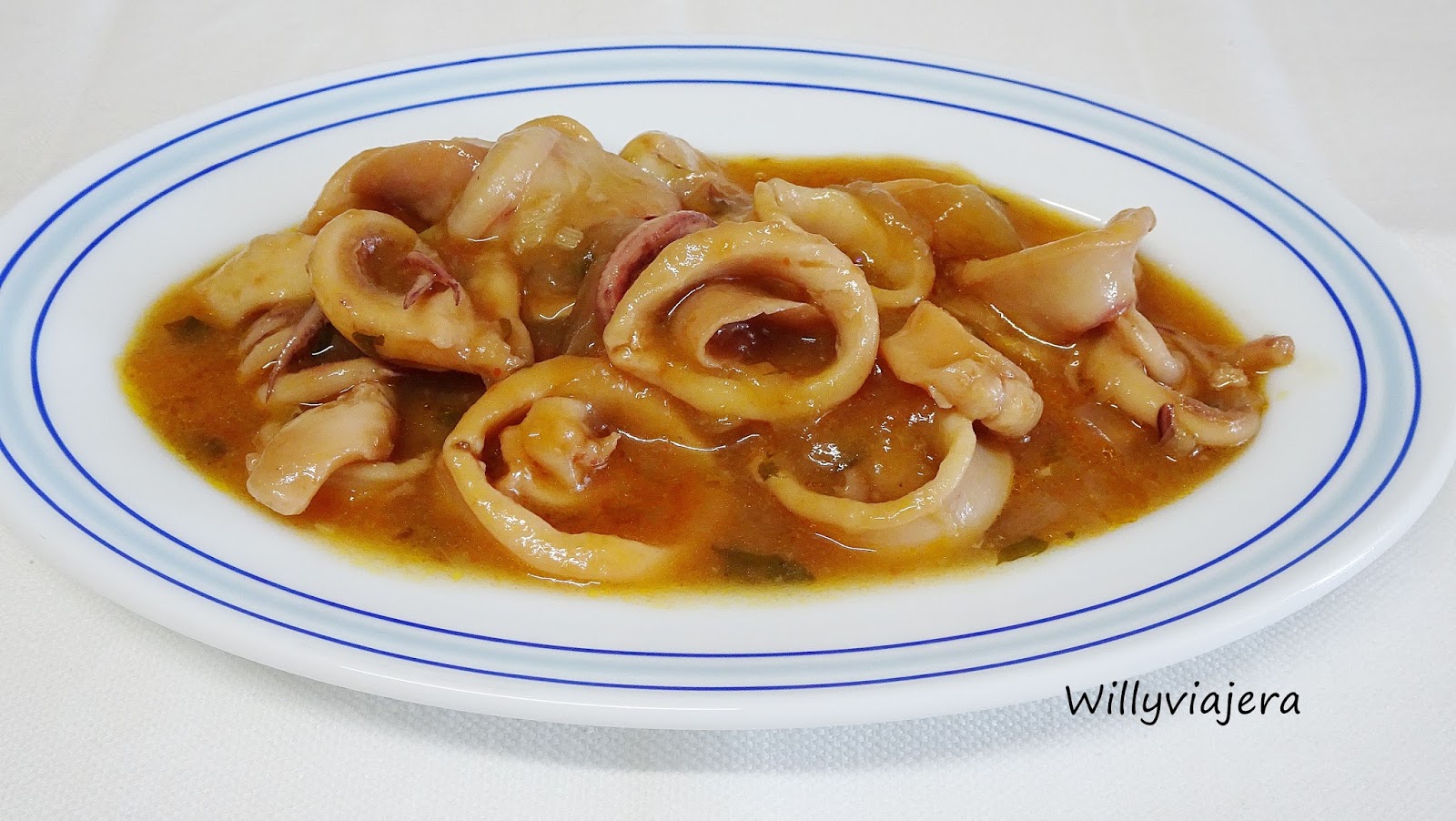 WILLYVIAJERA PURI: Calamares guisados