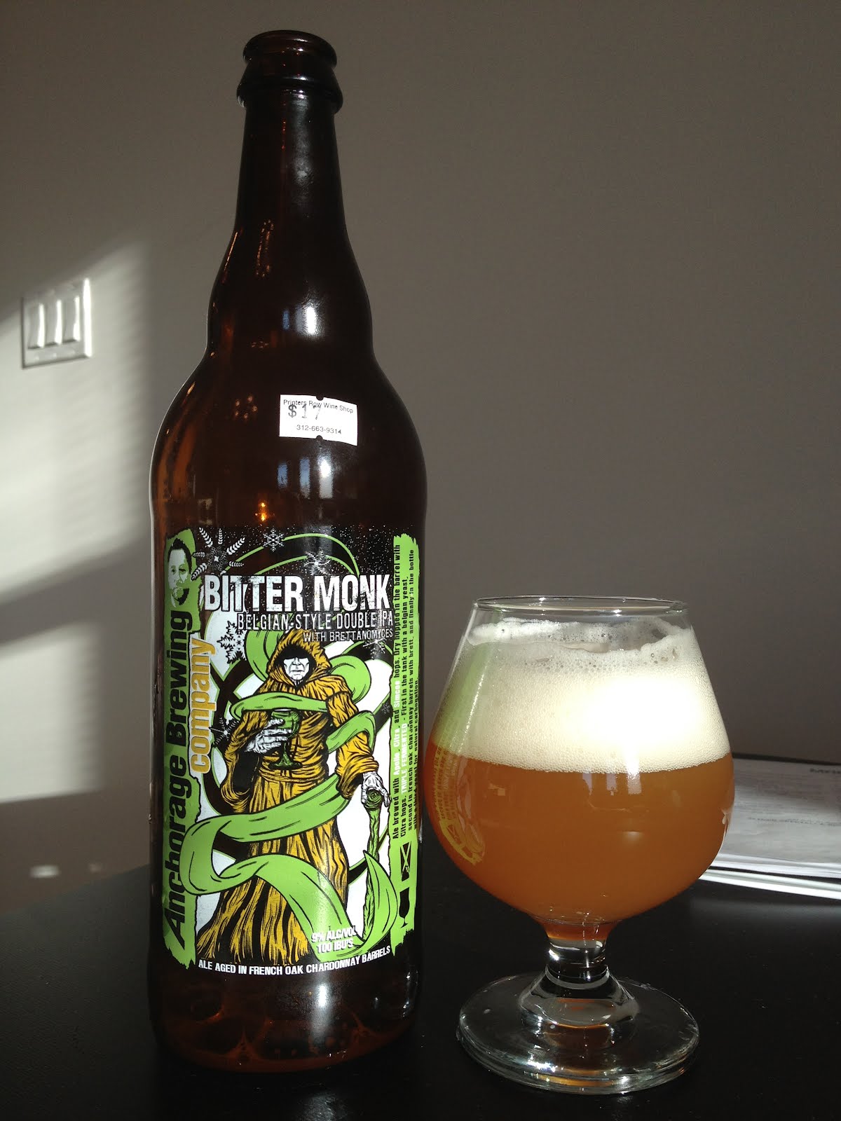 SaBEERmetrics: Beer Review: Bitter Monk