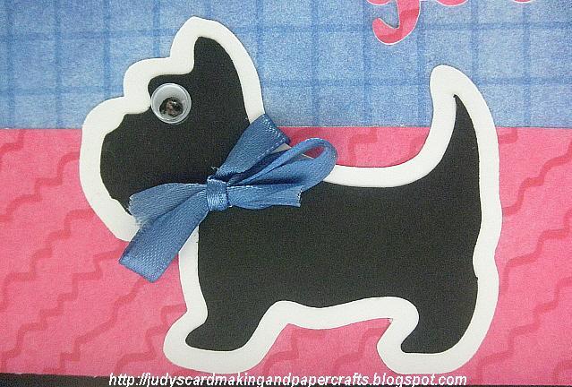 Judy's Handmade Creations: A Cute Dog card!