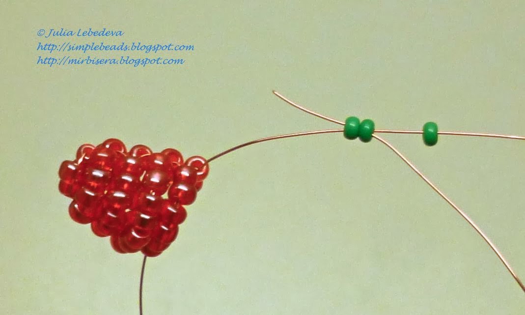Beading for the very beginners: Raspberry