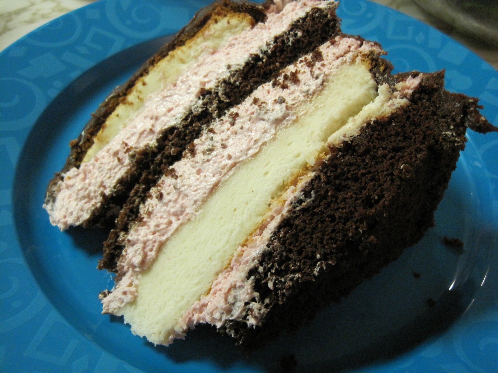 Heaven & Hell Cake with Raspberry Mousse - At Home with Vicki Bensinger