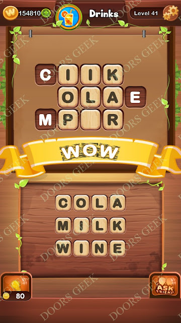Word Bright Level 41 Answers ~ Doors Geek