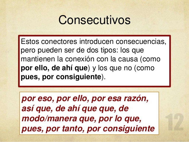 EJERCICIO CON CONECTORES CONSECUTIVOS Y COMPARATIVOS