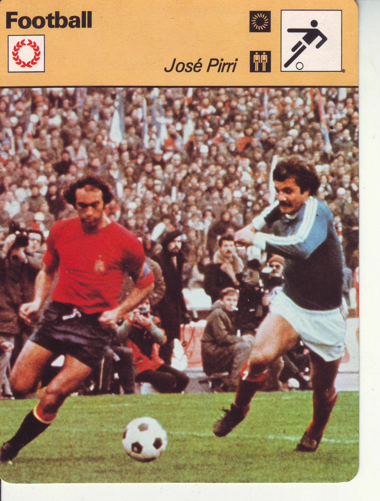 Football Yesterday & Today: José Pirri (La Fiche Football de)