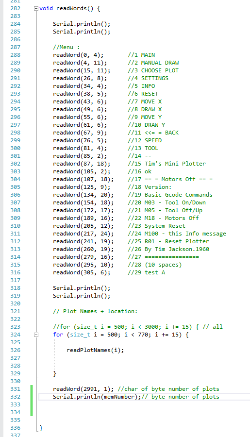 Tim's Mini Plotter 2: Adding Memory to Arduino NANO and compressing G-Code