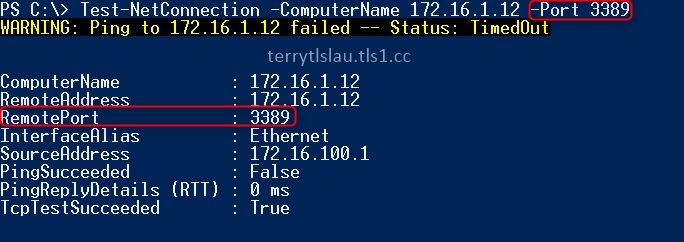 Terry L U S Blog Test Netconnection On Windows Server 2012 R2 And