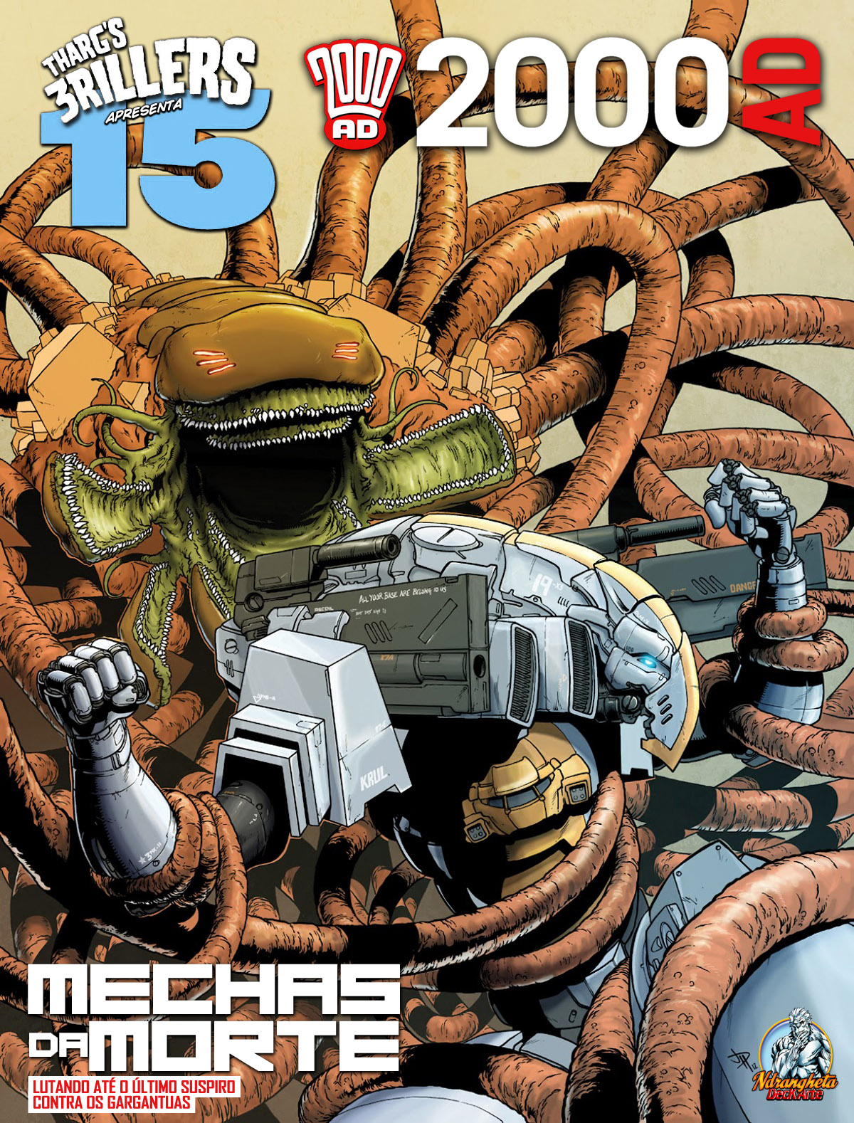 Ndrangheta & Yugifan - Uma Nova Era!: HQ 2000 AD: Tharg's 3trillers - 15