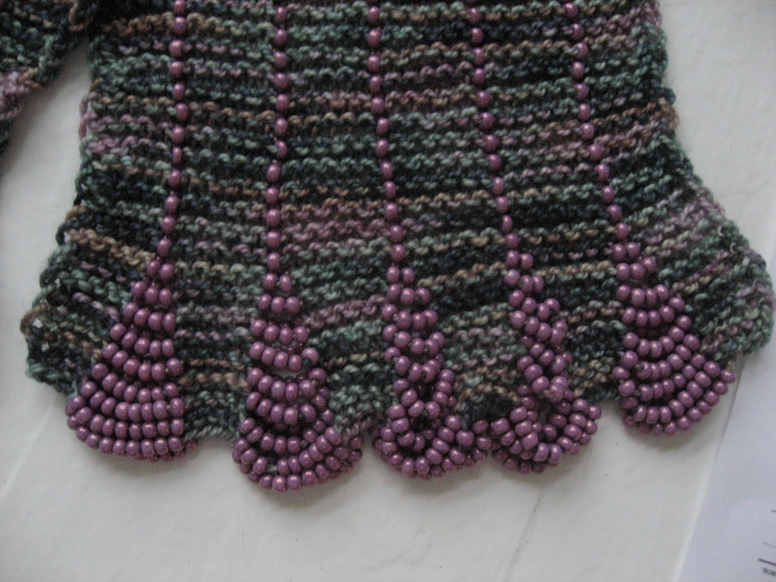 Sew Whats New: BEADED SCARF