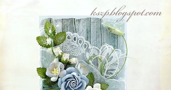 Wild Orchid Crafts: Turquoise card