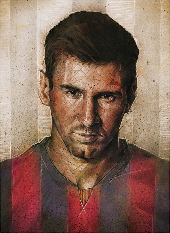 11 Classy Player Portraits by Dave Merrell - Footy Headlines