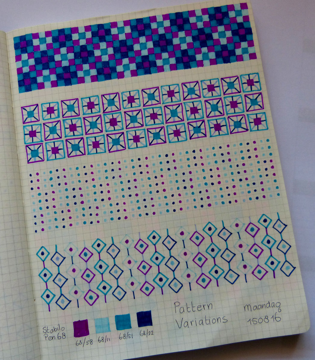 Caatje's Artsy Stuff: Pattern Variations