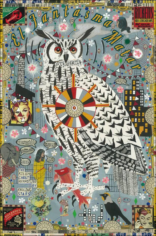My Owl Barn: Tony Fitzpatrick: A Collage Artist