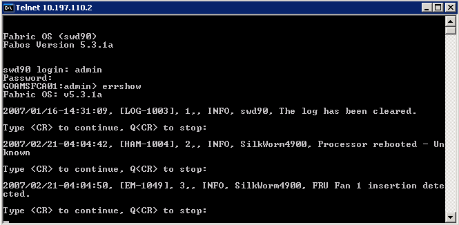 Hitachi Storage Arrays: Troubleshooting of Brocade SAN Switch