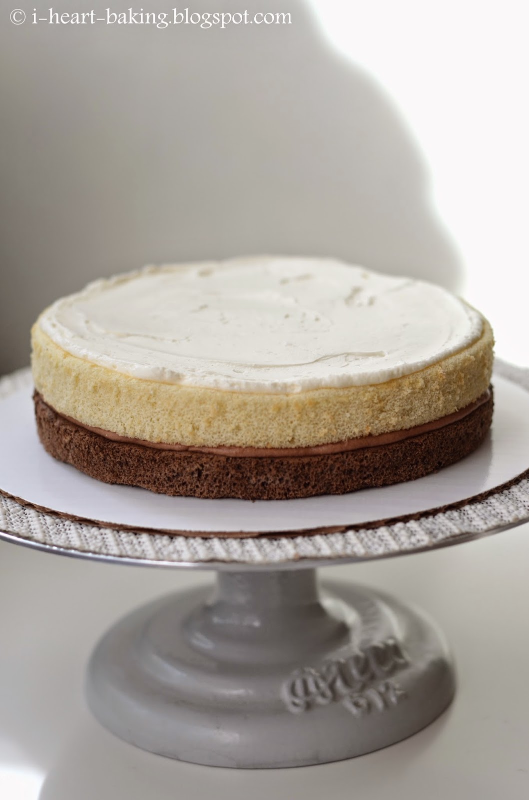 i heart baking!: hello kitty macaron cake with neapolitan layers (and ...