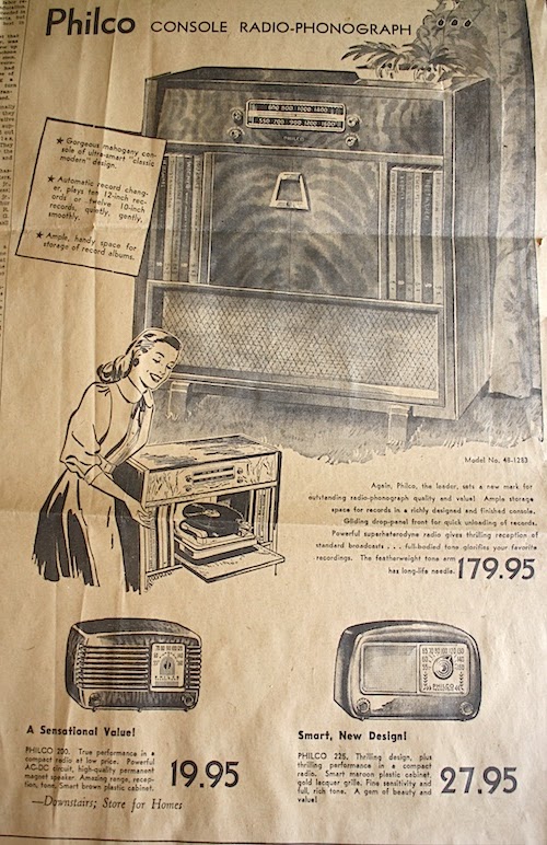 On the Doorstep: Lines of History: An Old Newspaper