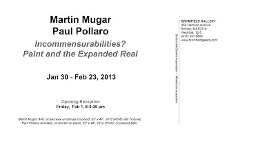 Painting: Mugar and Pollaro at the Bromfield, Boston Jan 30-Feb 23