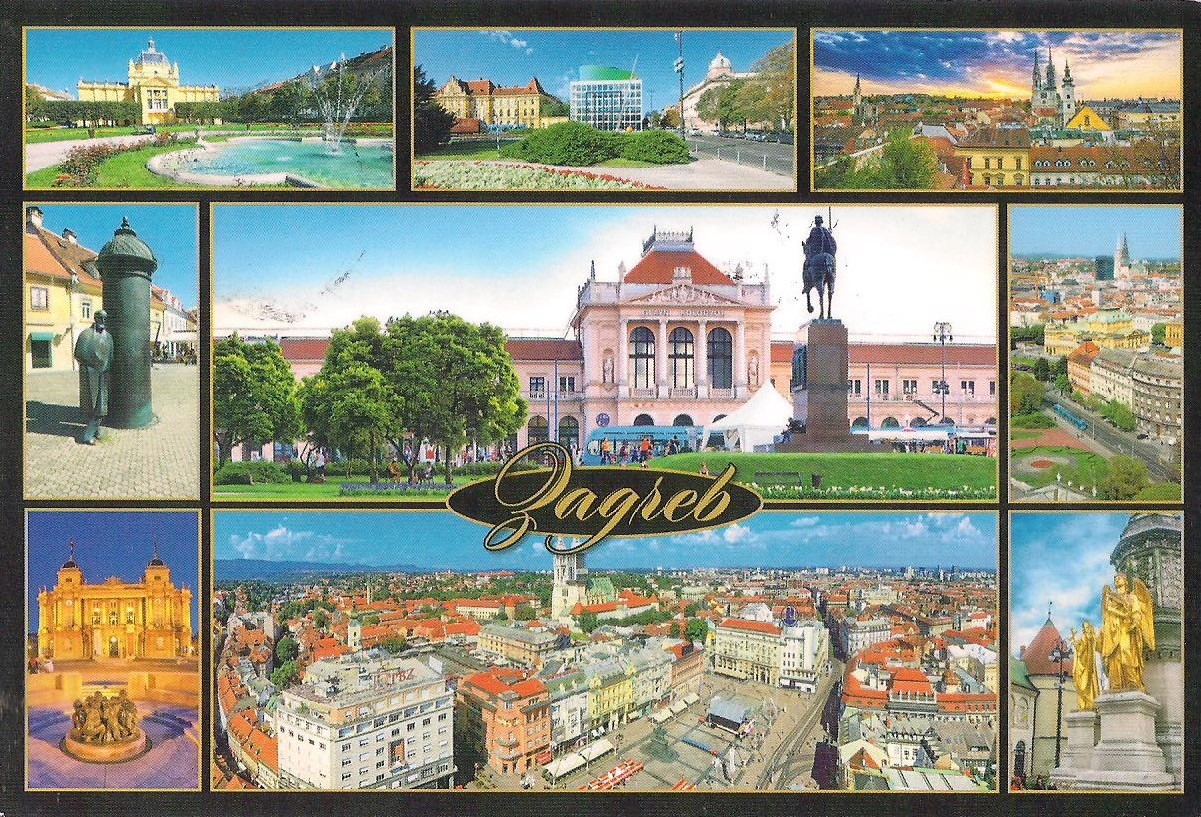 More POSTCARDS & STAMPS: CROATIA - Zagreb (Capital)