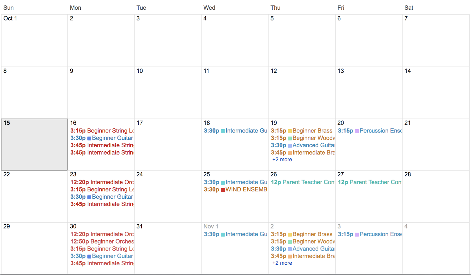 Nativity's Instrumental Music Blog