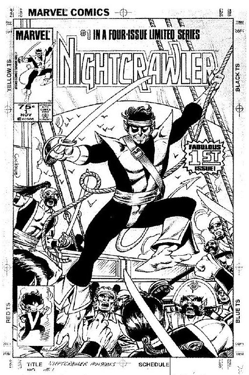 Marvel Comics of the 1980s: 1985 - Anatomy of a Cover - Nightcrawler #1 ...