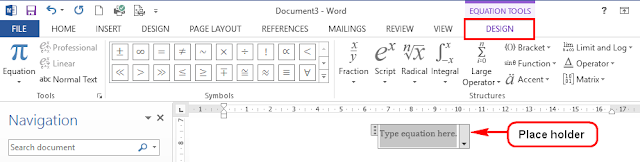 Membuat Equations dan Symbol pada Microsoft Word ~ KedaiDotIlmu