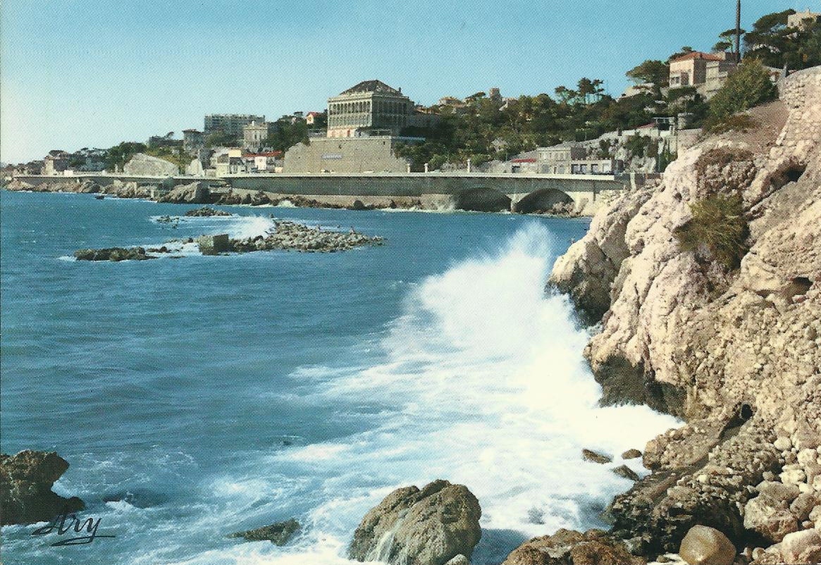 Vintage Travel Postcards: Marseille, France