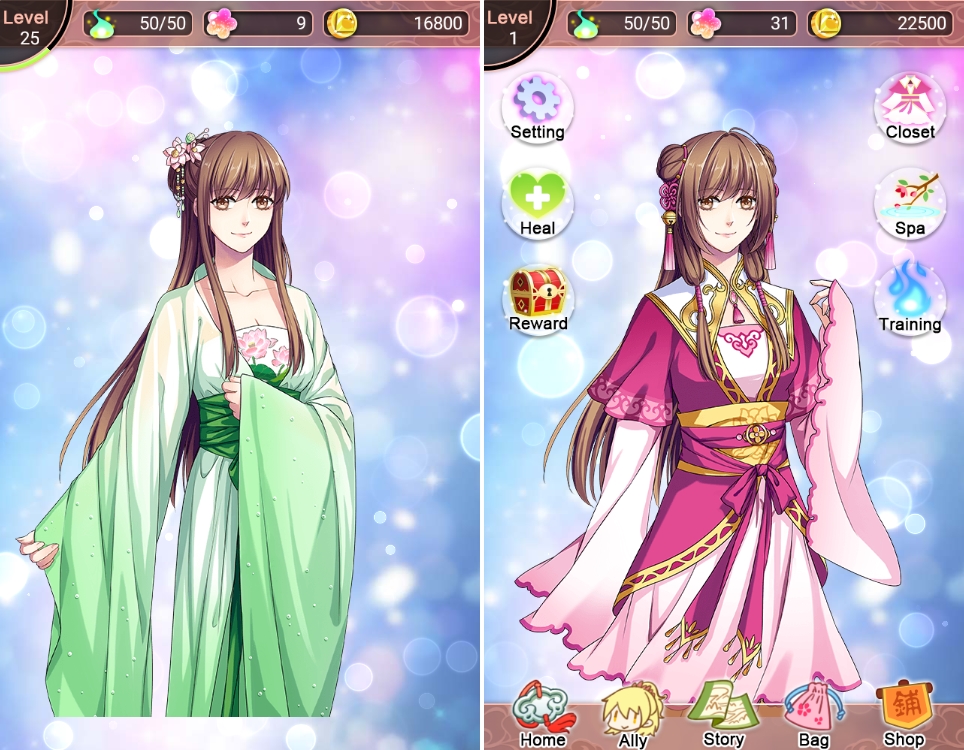 Outland: Fantastic Princess ~ Rpg e Dating sim Free ~ Otome game br e