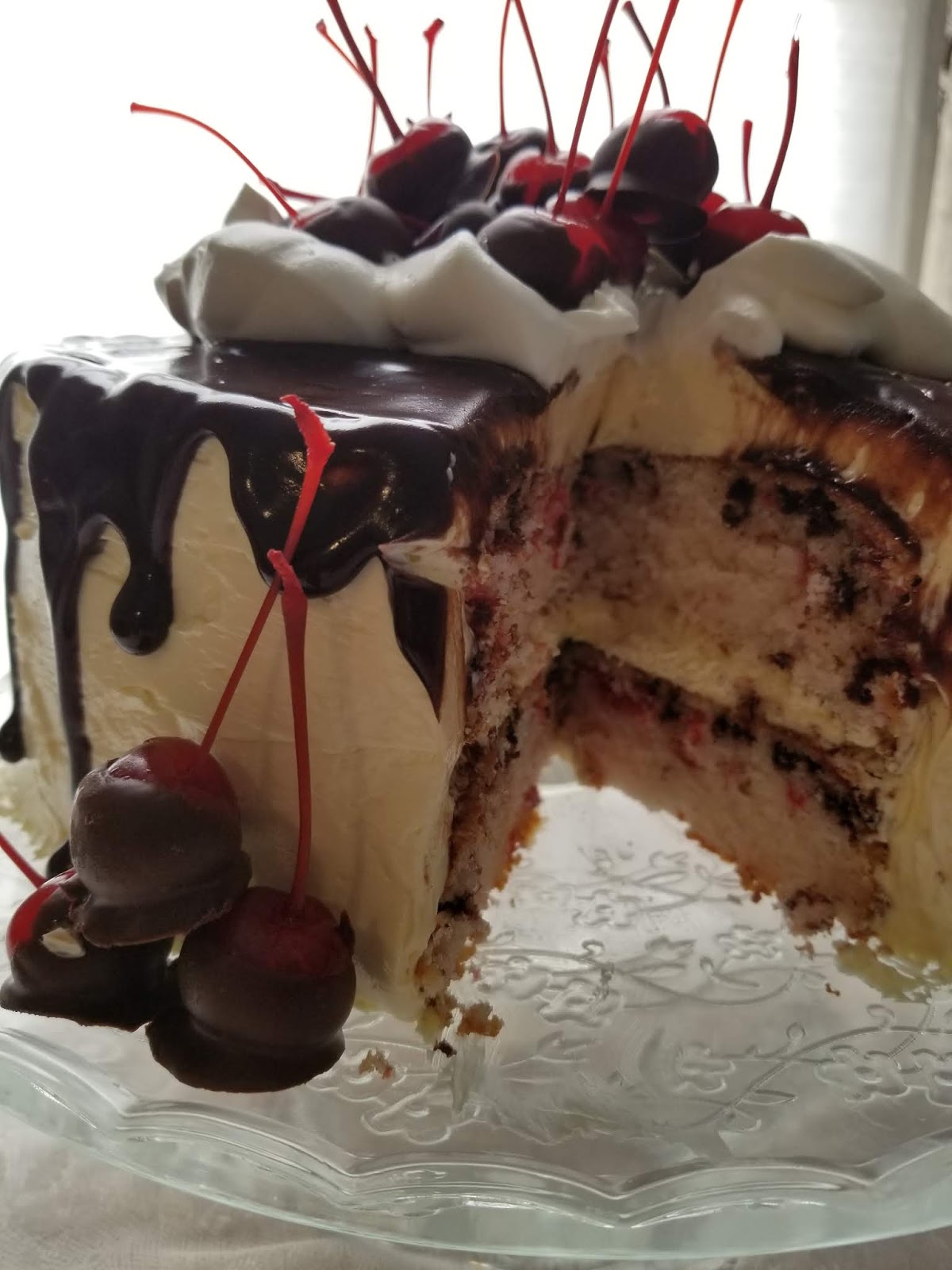 A Manly Cherry Birthday Cake