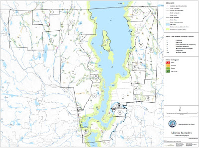 Lac Simon "One Lake - One Chance": Cartograhie des Milieux Humides: Lac ...