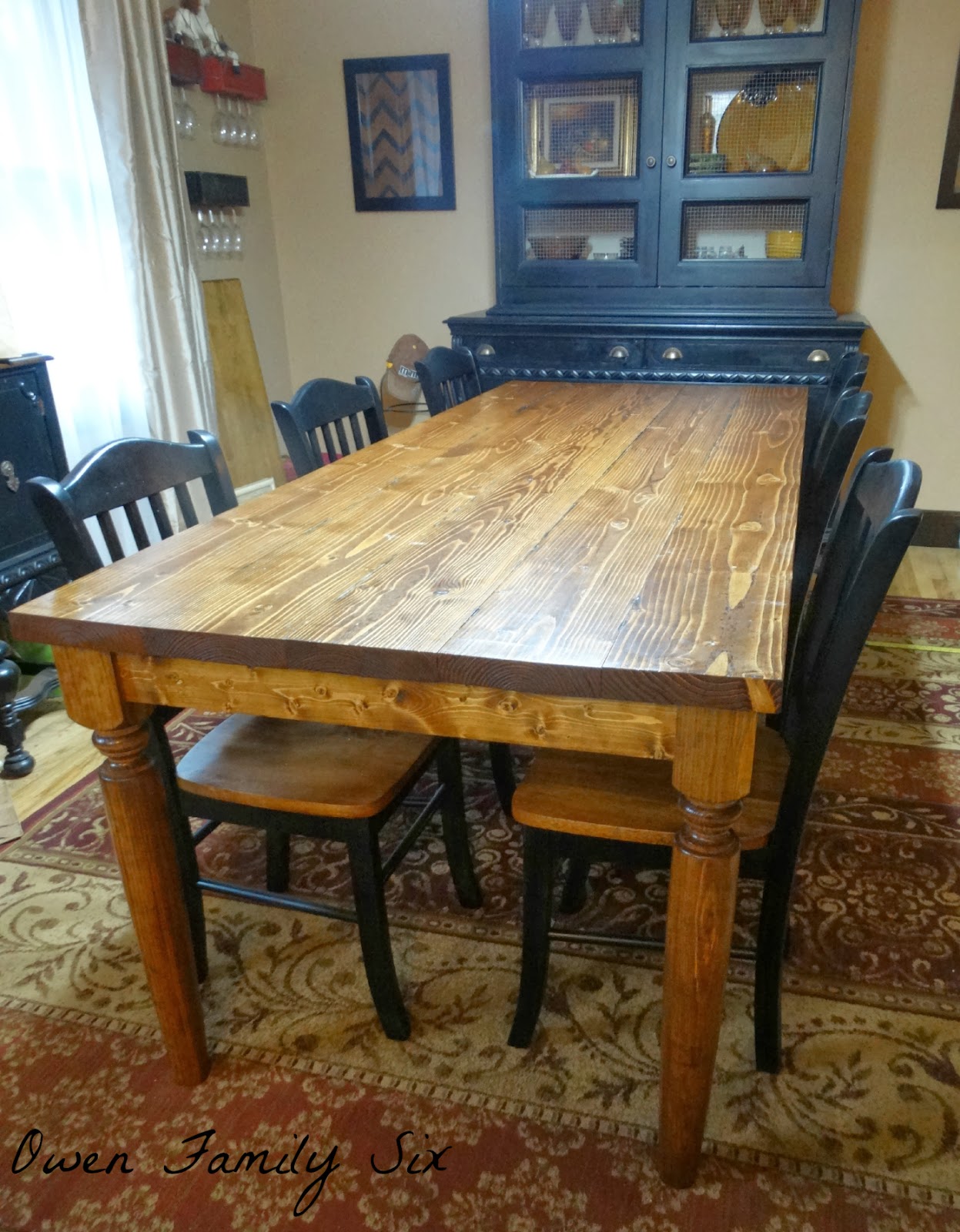 Owen Family Six: DIY Rustic Table