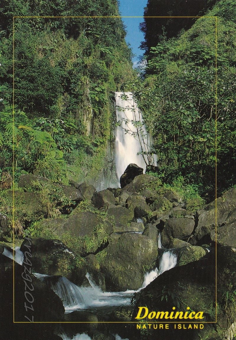 Postcards of the world - waterfalls & caves ...: Dominika - Trafalgar ...