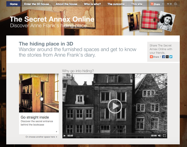 The Library Voice: Travel To Anne Frank's Hiding Place Through The ...