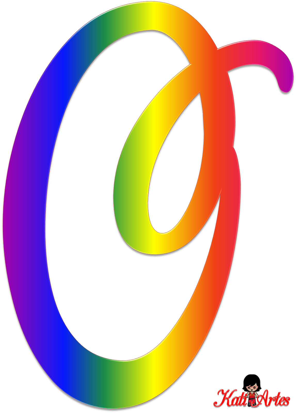 Alfabeto tipo Disney de colores. - Oh my Alfabetos!