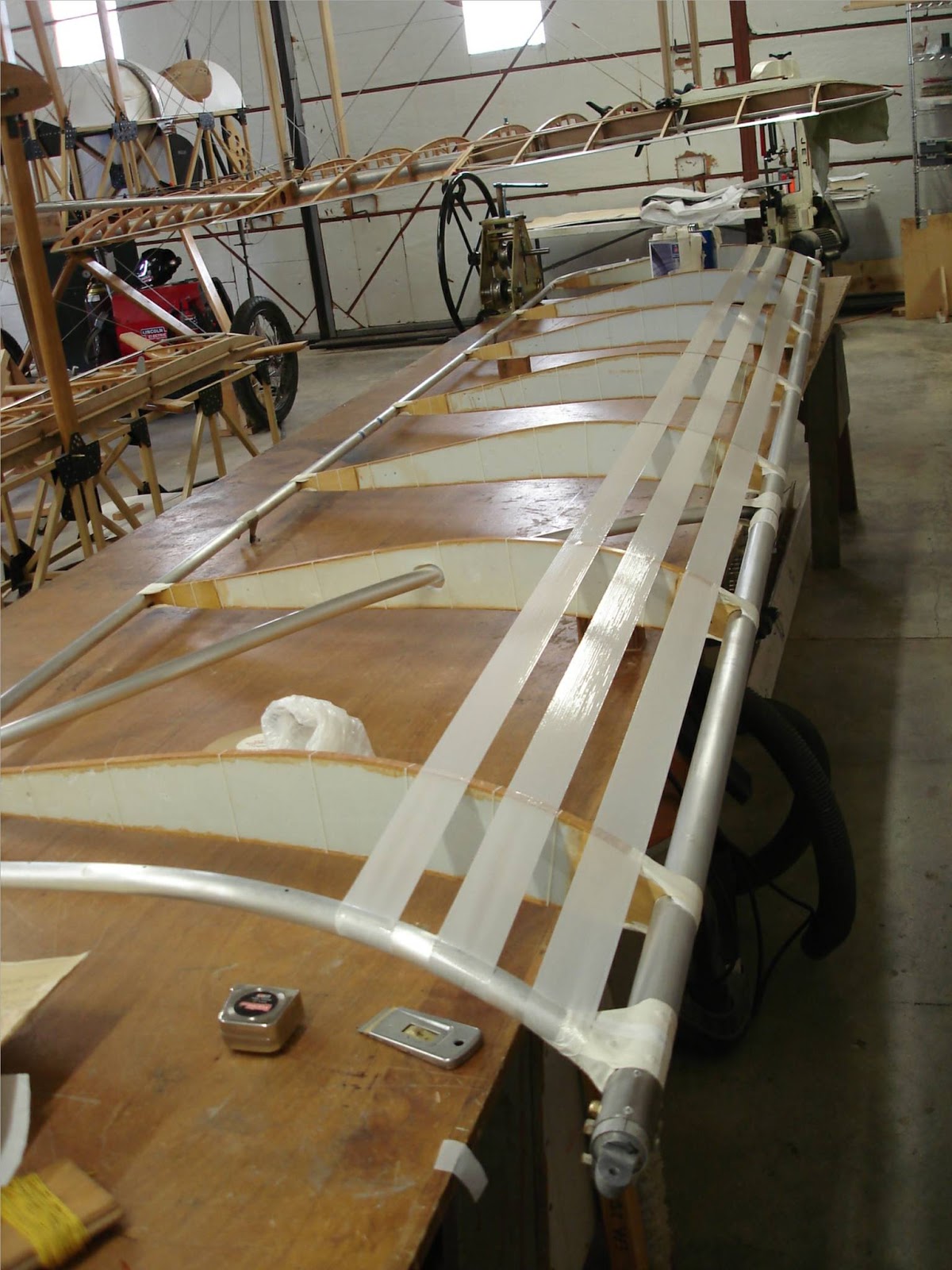 Easy Riser glider frame repair diary: #8 Covering & Sealing Using ...